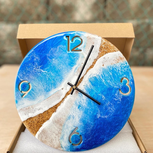 Beach Clock - Etsy