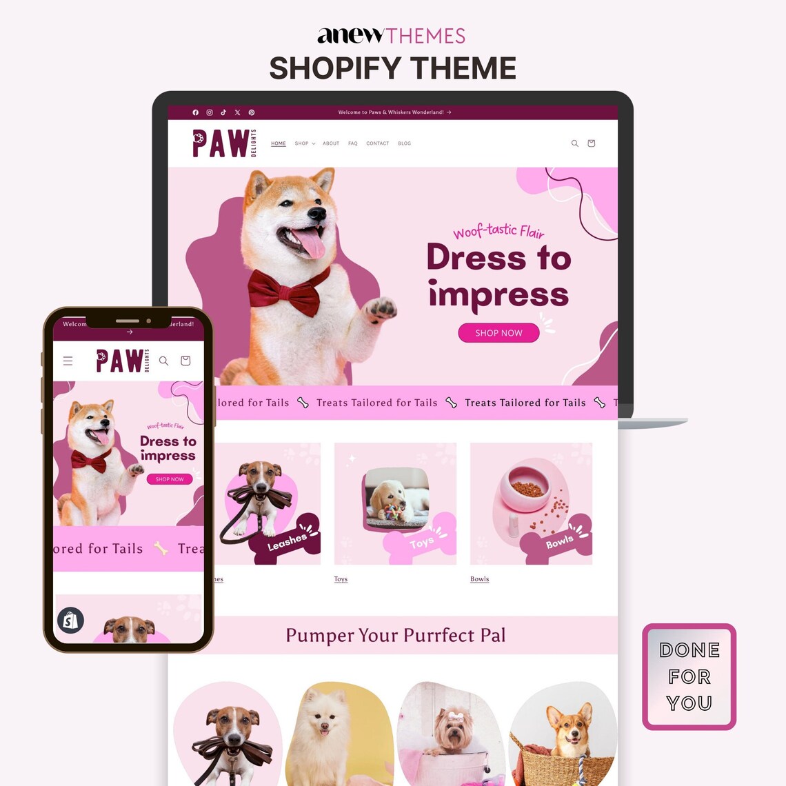 Feature-rich Pet Store Shopify Theme Pet Supplies & Dog Accessories ...