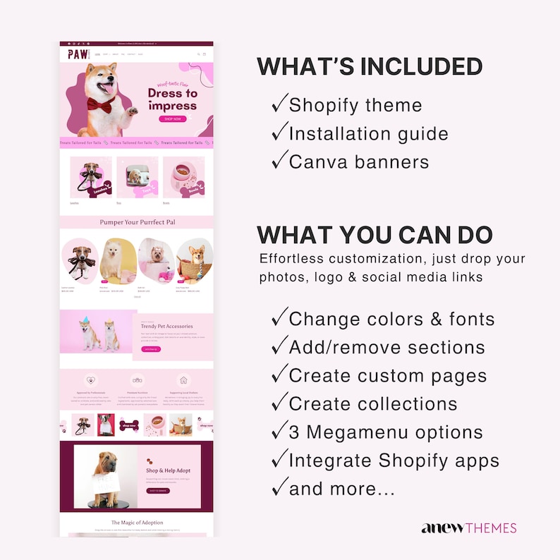 Feature-rich Pet Store Shopify Theme Pet Supplies & Dog Accessories ...