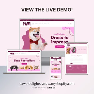 Feature-rich Pet Store Shopify Theme Pet Supplies & Dog Accessories ...