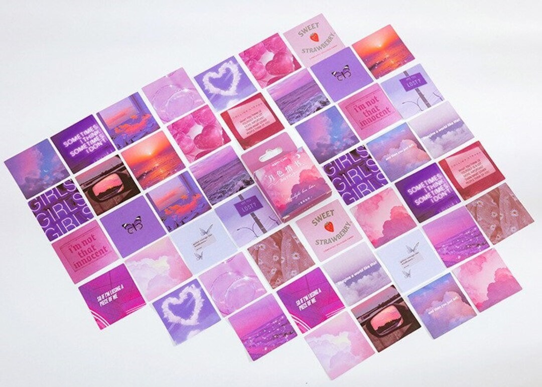 Set of 46 Stickers Moonlight Love Letter Collection for - Etsy