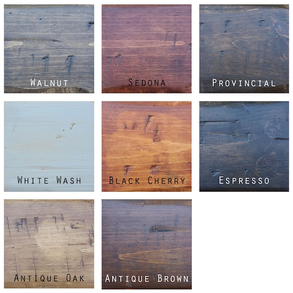 Pine Stain Samples - Etsy