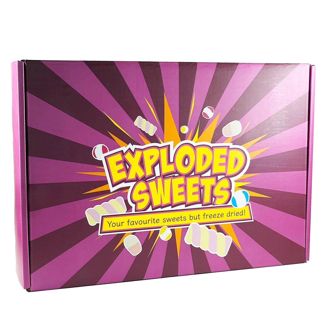 Gift Box Original Exploded Sweets Freeze Dried Candy UK - Etsy