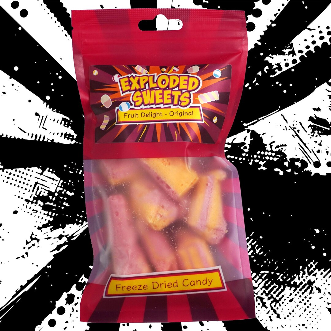 Fruit Delight Original Exploded Sweets Freeze Dried Candy UK - Etsy