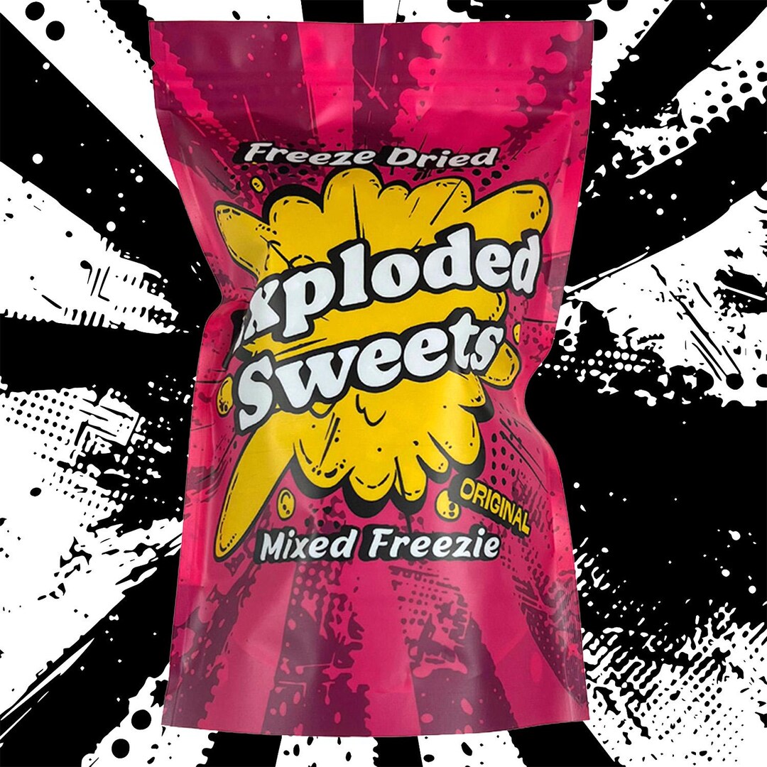 Freezie Bag - Original | Exploded Sweets | Freeze Dried Candy UK - Etsy