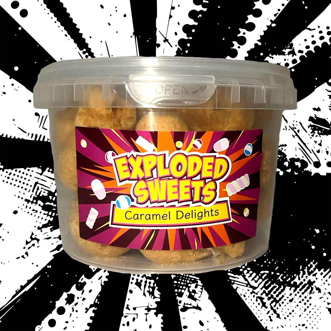 Caramel Delights | Exploded Sweets | Freeze Dried Candy UK - Etsy UK