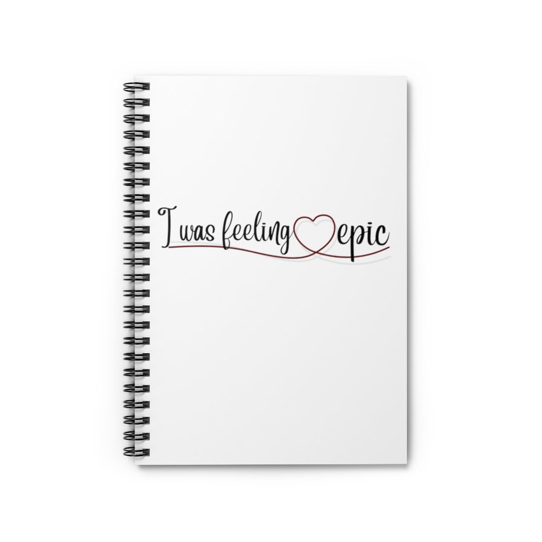 The Vampire Diaries Stefan Salvatore Quote Merch Spiral Notebook ...