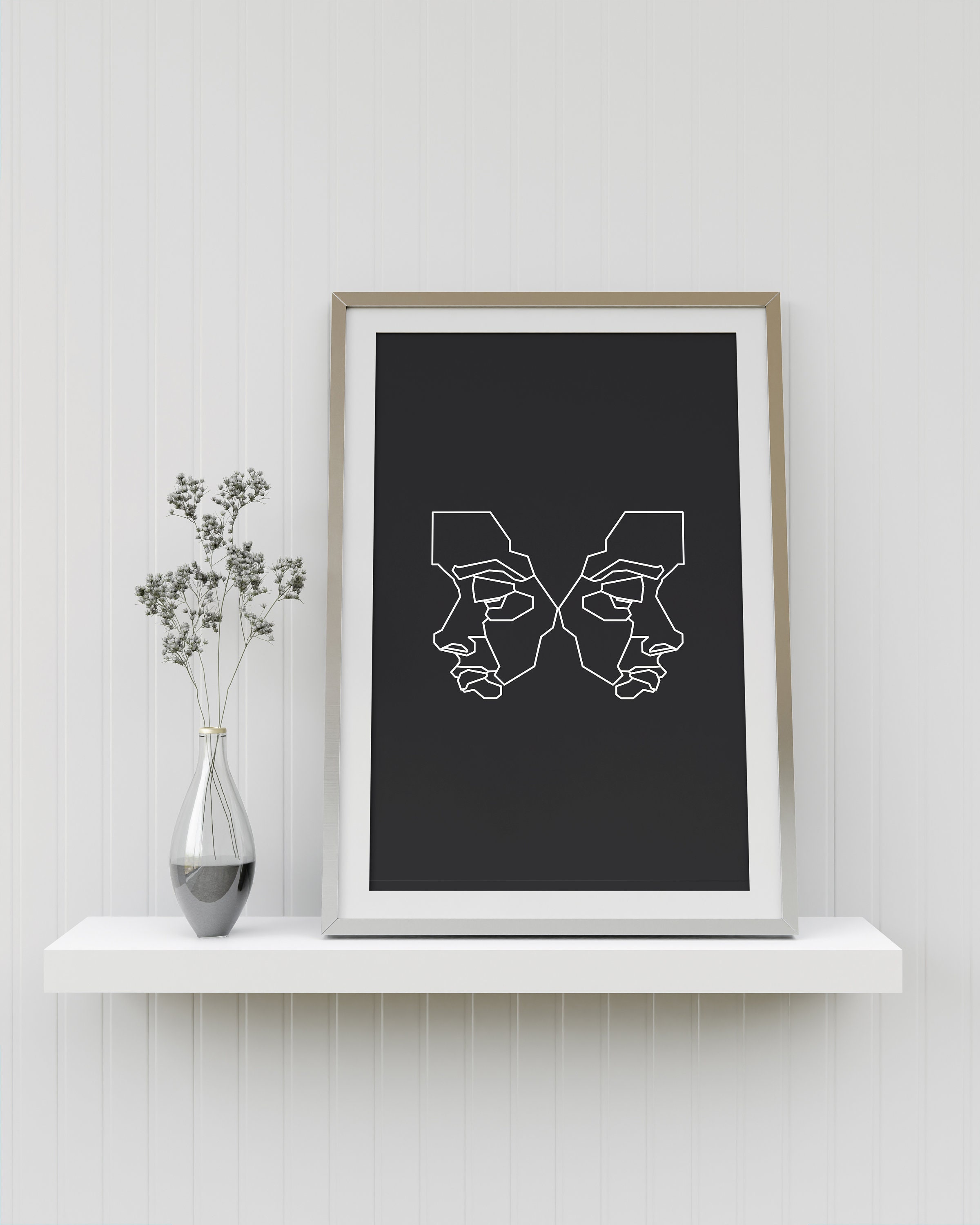 Minimal Line Art Print, Printable Minimal Wall Art - Etsy