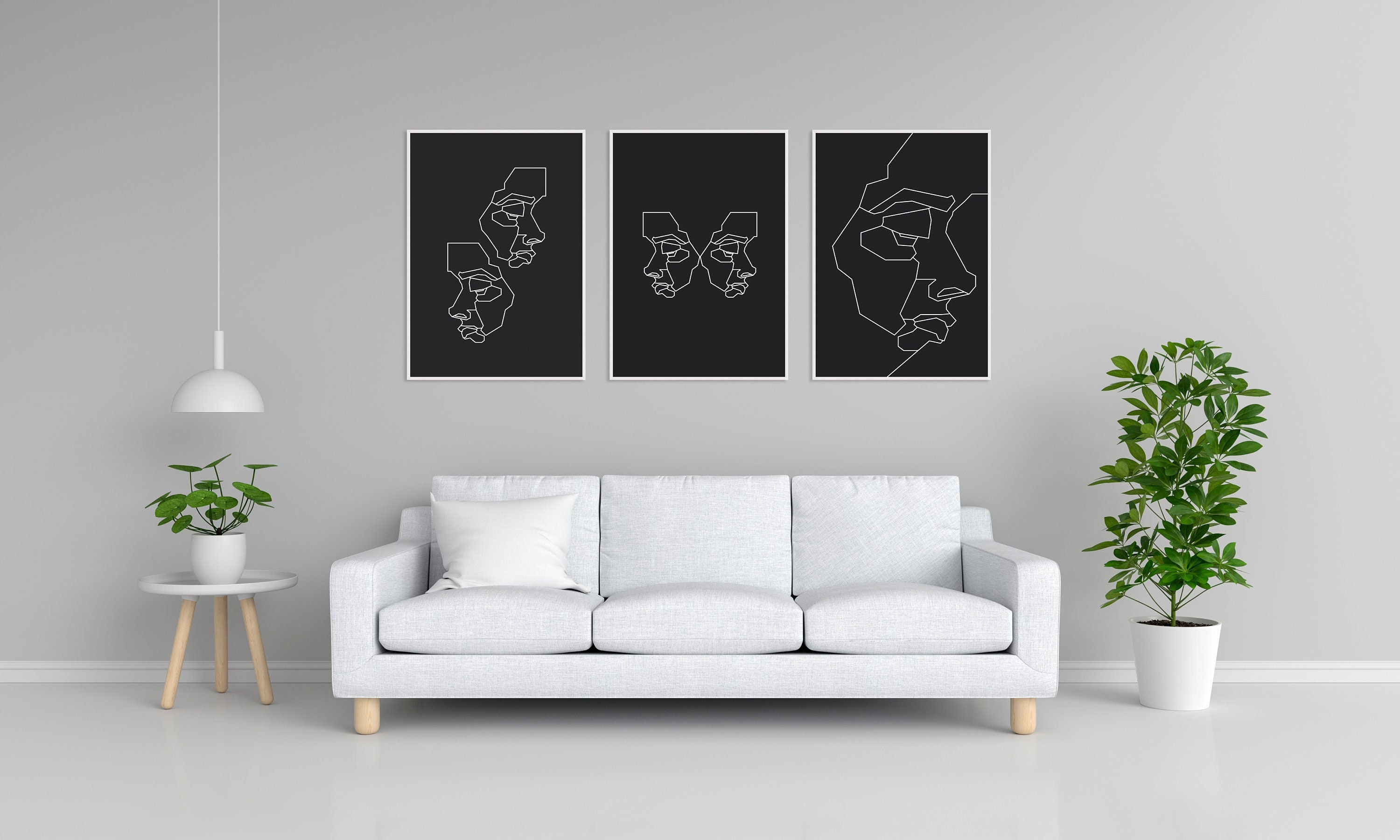 Minimal Line Art Print, Printable Minimal Wall Art - Etsy UK