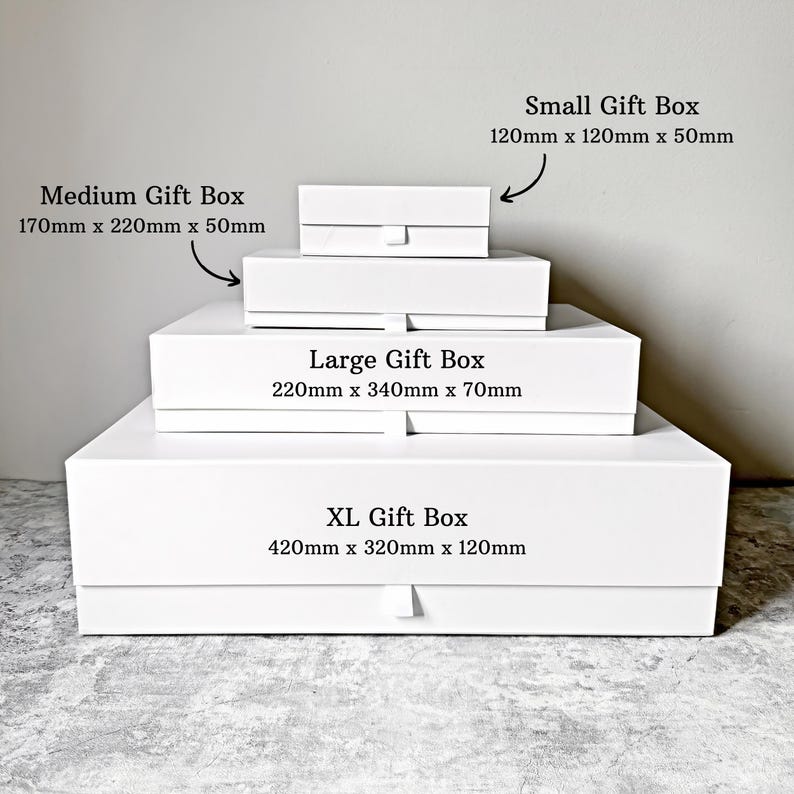 Personalised Gift Box - Custom Birthday Gift Box, Handmade Keepsake ...
