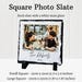 Personalised Photo Slate Gift - Custom Slate Photo Frame for ...