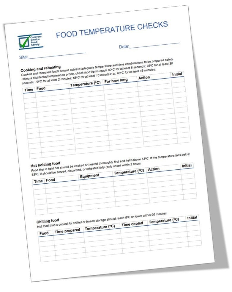 Cooling Log Sheet