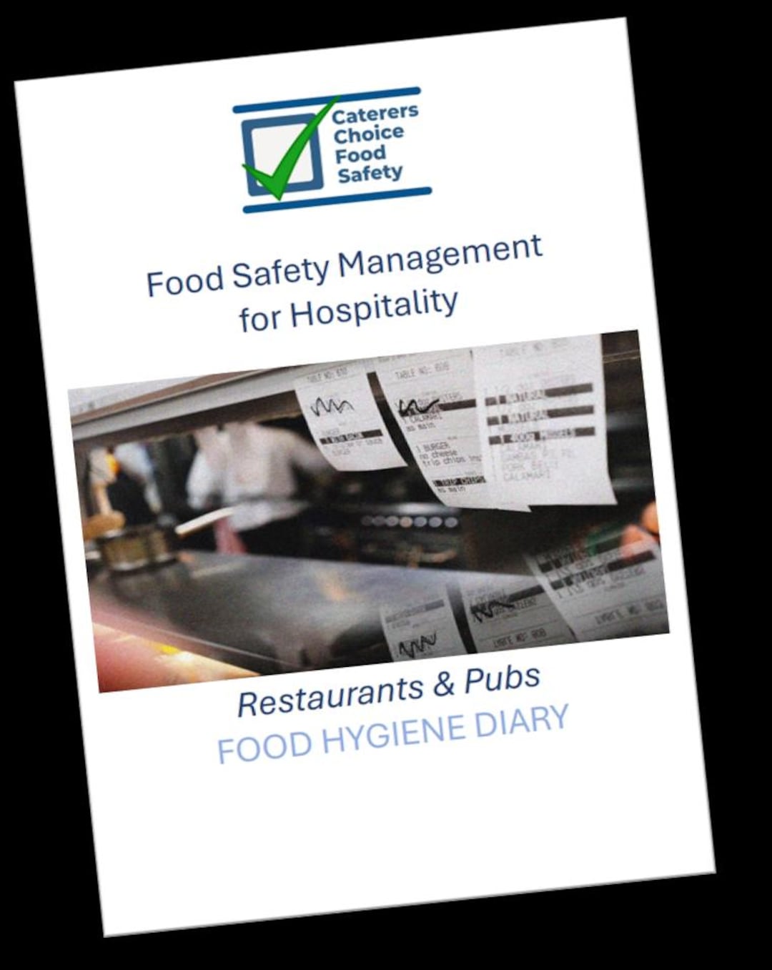 FSMH Food Hygiene Diary - Restaurants & Pubs, HACCP Form, Food Safety ...