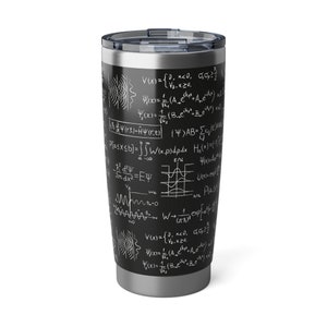 Quantum Physics Tumbler, Stainless Steel Science Travel Mug, Physics ...