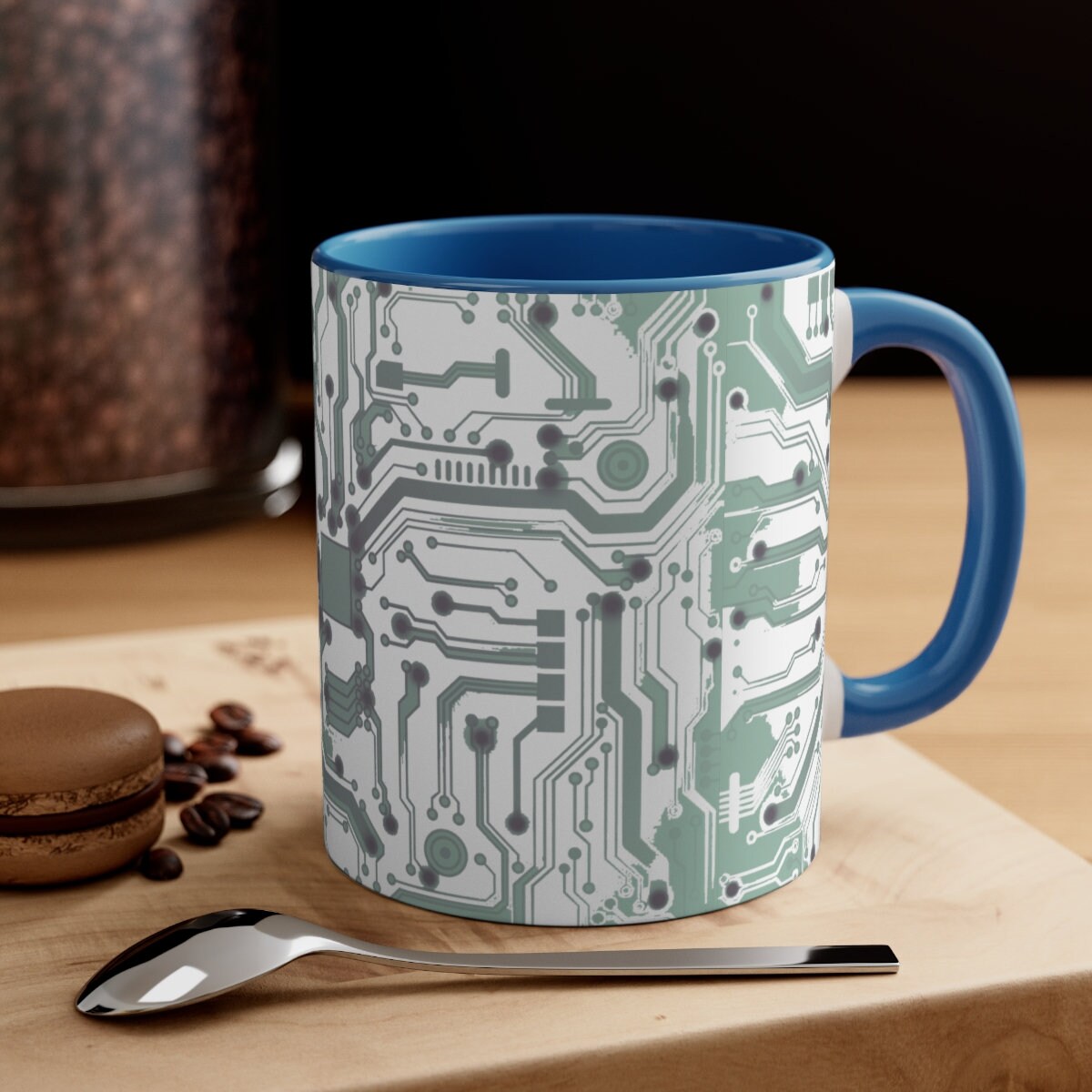 Circuit Board Mug, IT Gift, Computer Engineering, Computer Science Mug, Programmer Gift, Coffee ...