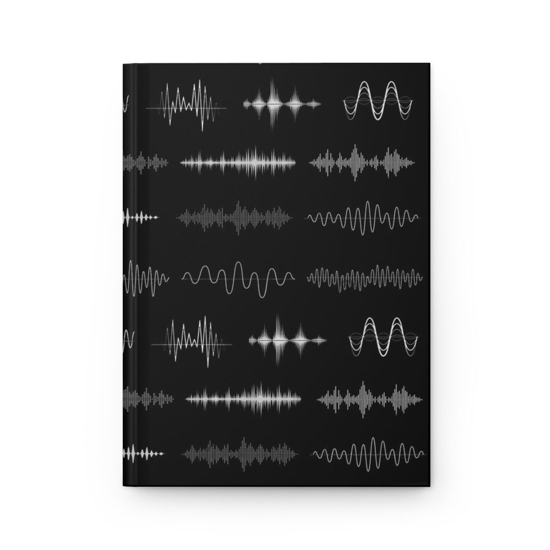 Personalized Music Journal Sound Waves Lyrics Journal - Etsy