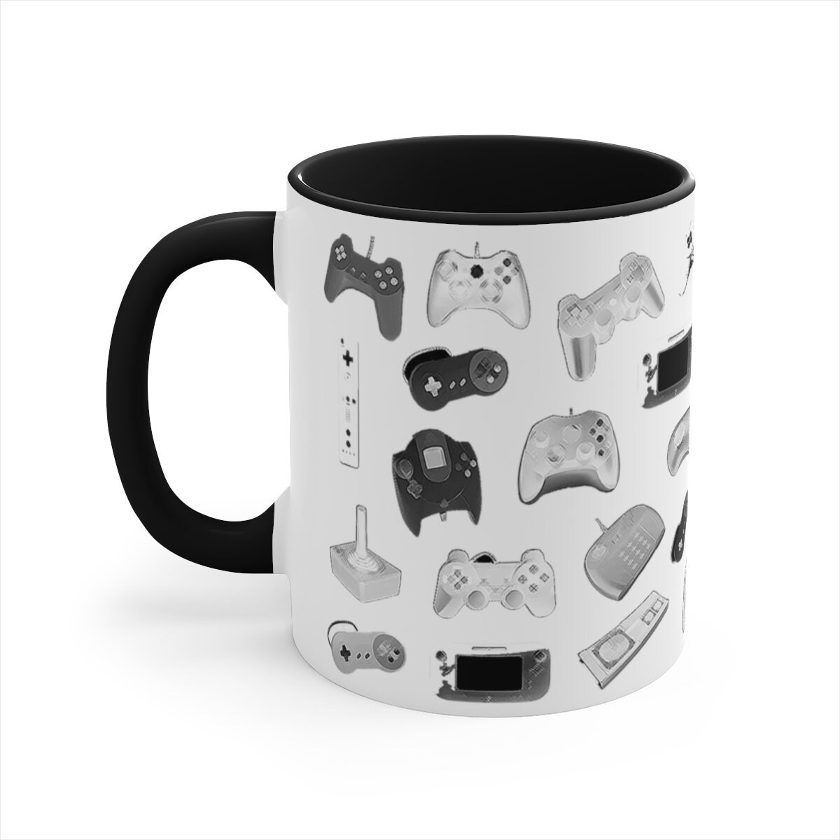 Gamer Mug Game Controllers Gamer Gift Ceramic Coffee Mug - Etsy