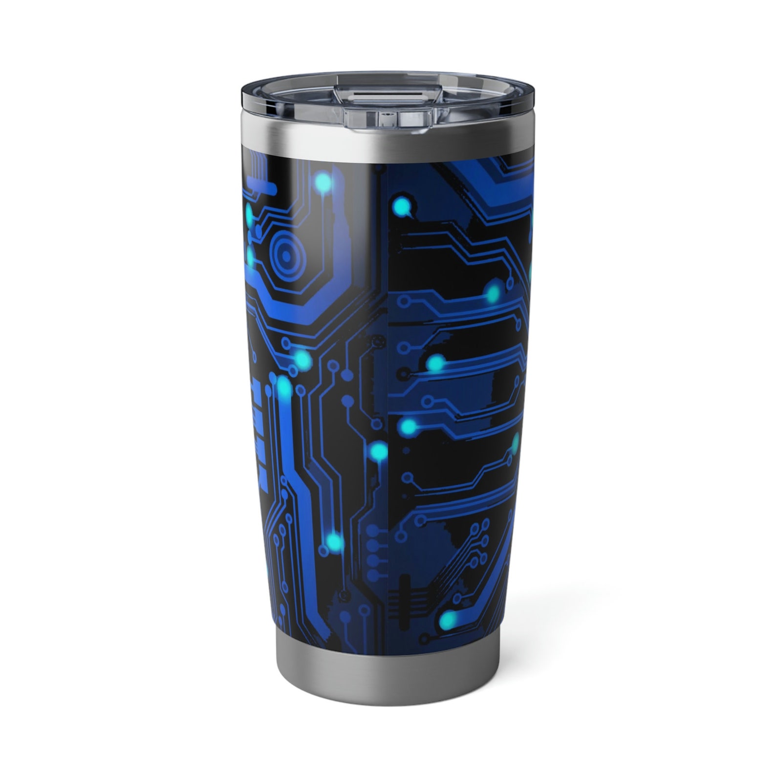 Blue Circuit Board Tumbler, Circuit Board Travel Mug, It Gift, Computer ...
