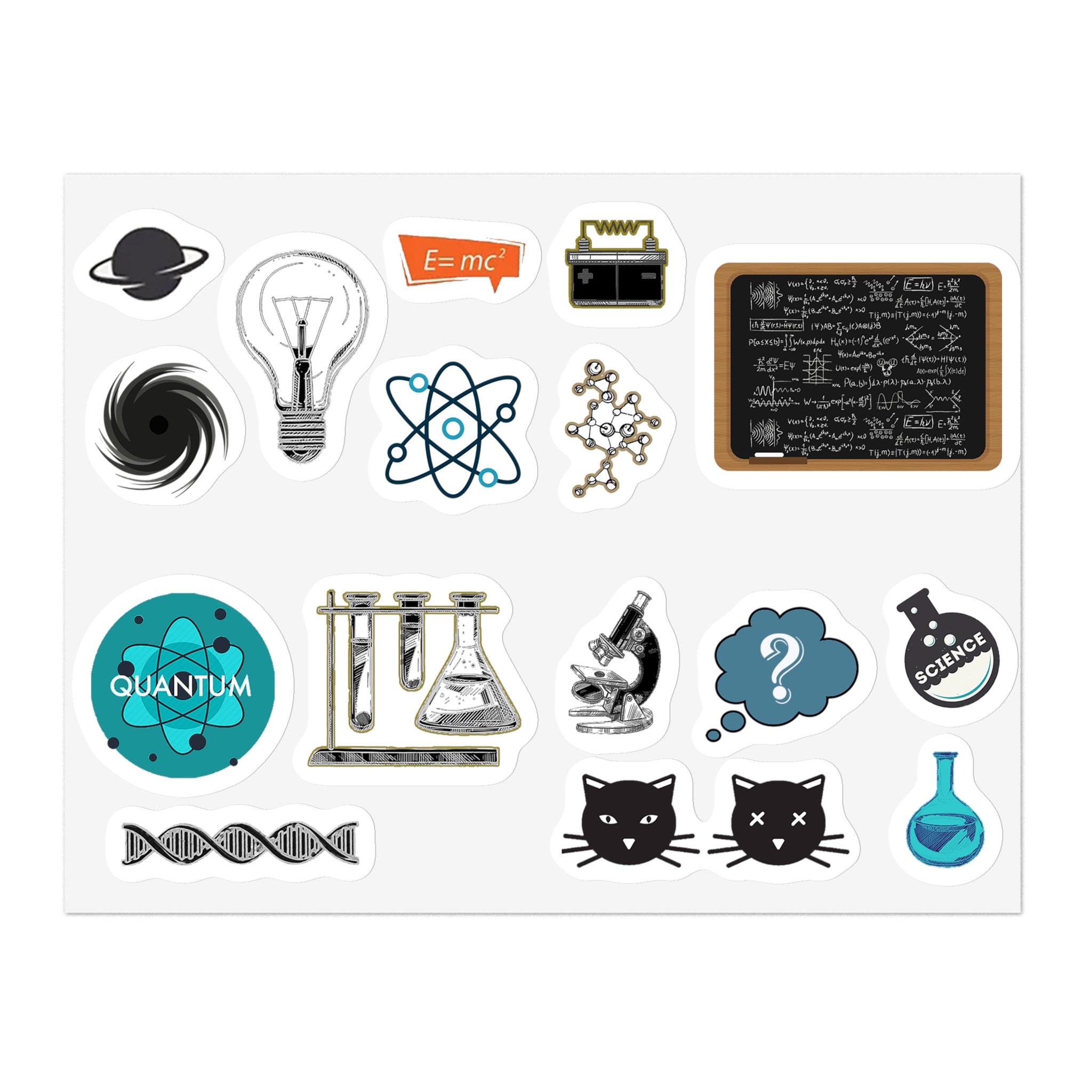 Science Stickers Quantum Physics Chemistry Biology Sticker - Etsy Canada