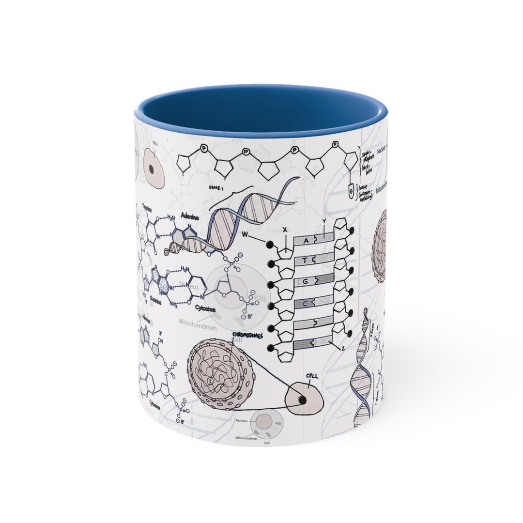 Biology Mug, Science Gift, Genetics Coffee Mug, DNA Gift, STEM, Science ...