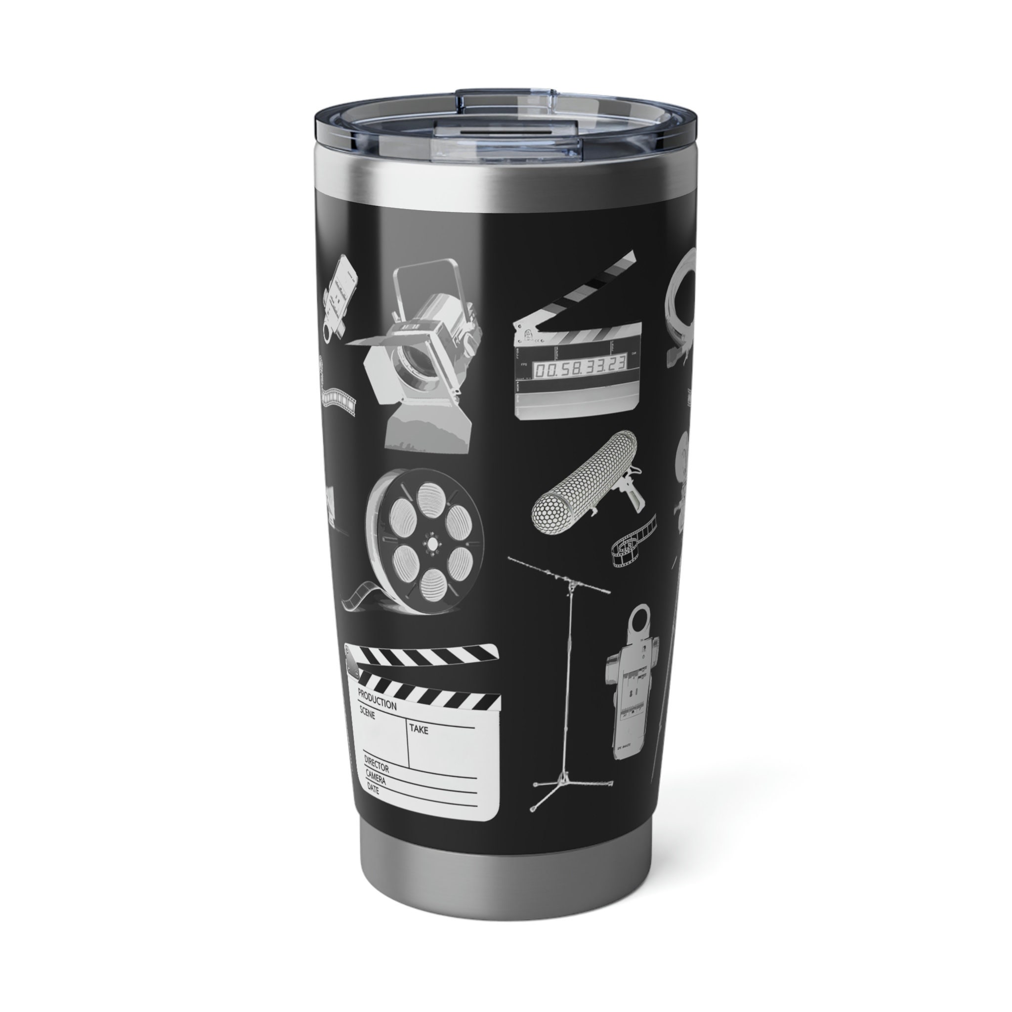 Filmmaker Tumbler, Film Crew Travel Mug, Stainless Steel, Gift for ...