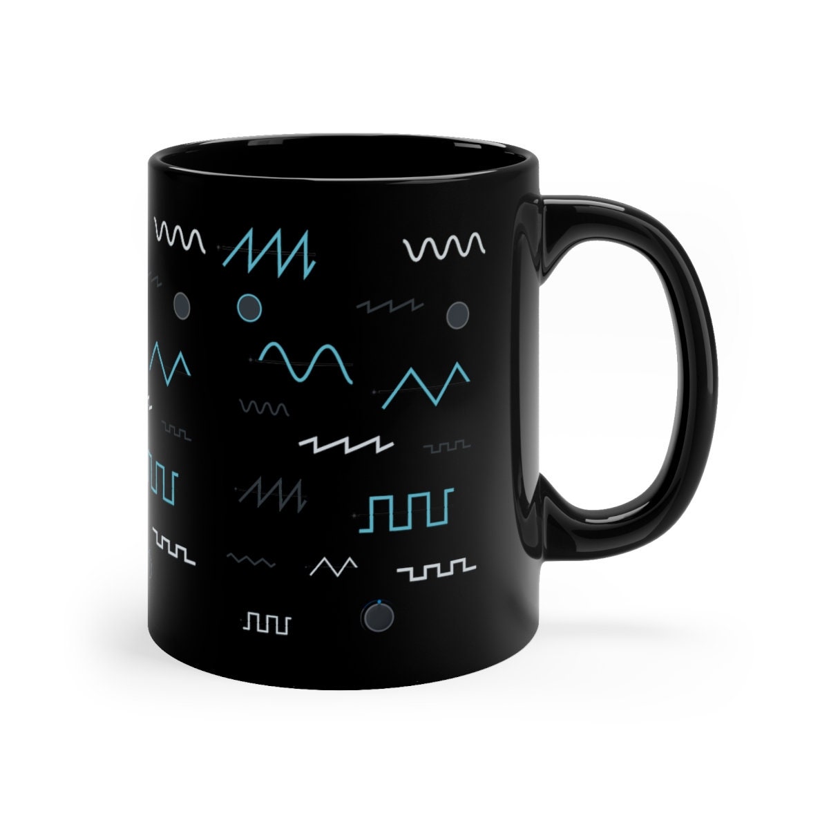Synthesizer Waveform Mug, Music Gift, Musician Mug, Synth Lover Mug ...