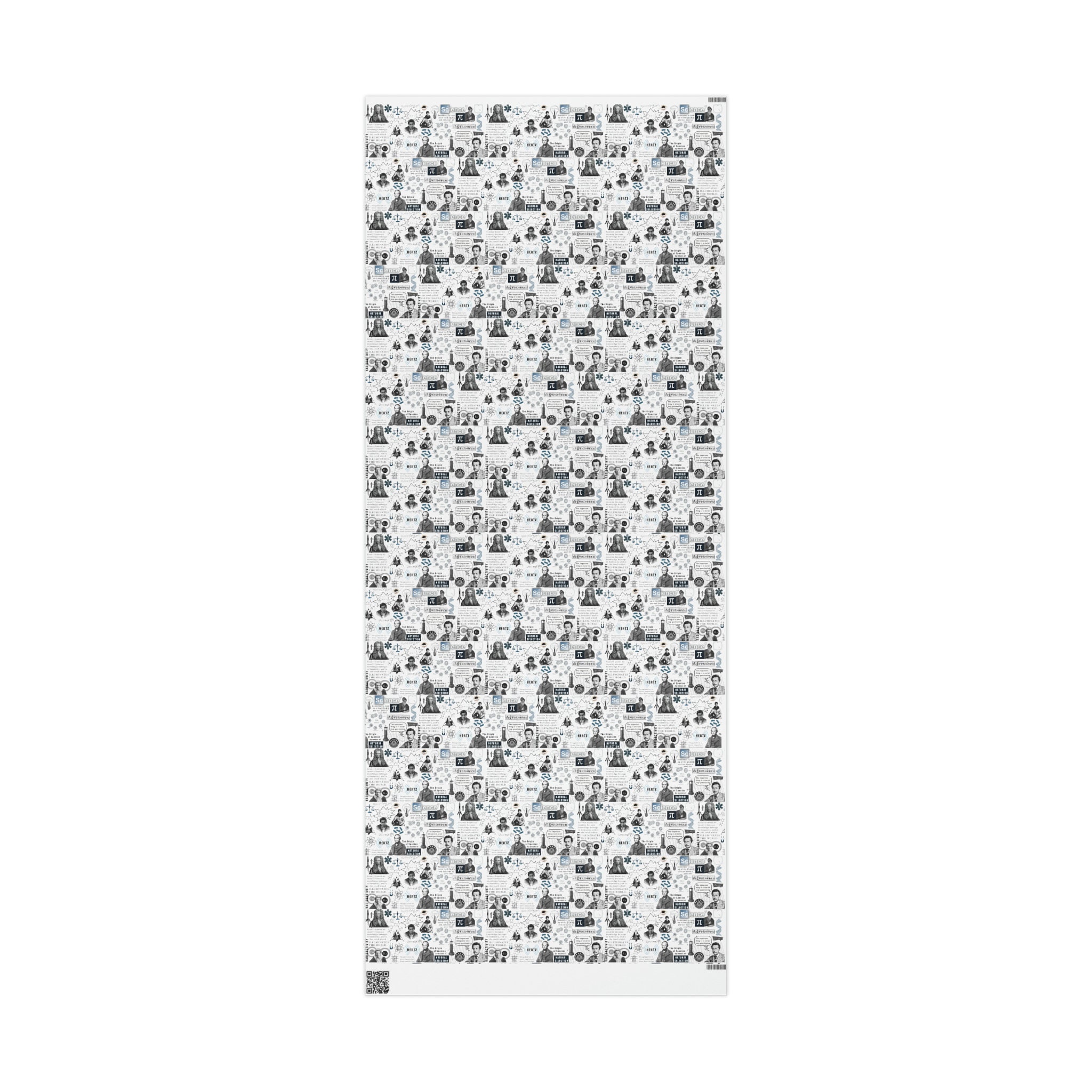History of Science Collage Wrapping Paper, Physics Chemistry Biology - Etsy
