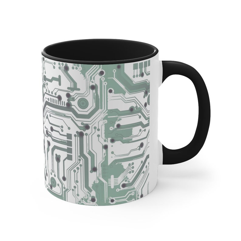 Circuit Board Mug, IT Gift, Computer Engineering, Computer Science Mug, Programmer Gift, Coffee ...