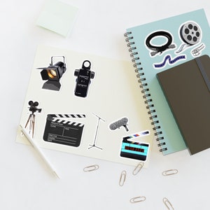 Filmmaker Stickers, Film Crew Sticker Sheet, Director Stickers, Water ...