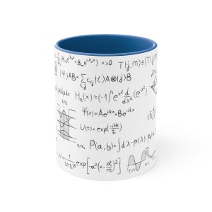 Quantum Physics Mug - Equations, Science Gift, Quark Mug, Physics ...