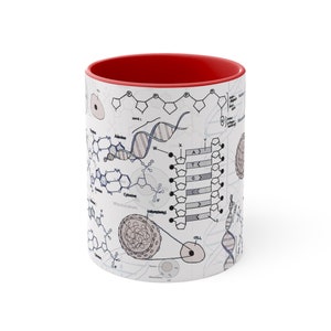 Biology Mug, Science Gift, Genetics Coffee Mug, DNA Gift, STEM, Science ...