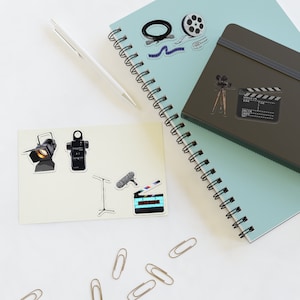 Filmmaker Stickers, Film Crew Sticker Sheet, Director Stickers, Water ...