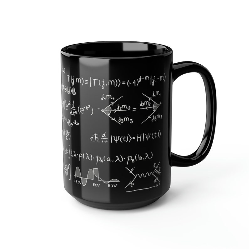 Quantum Physics Mug, Science Gift, Particle Physics, Science Coffee Mug ...
