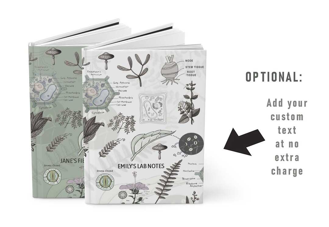 Botany Lab Notebook, Botanist Gift, Personalized Science Gift, Natural ...