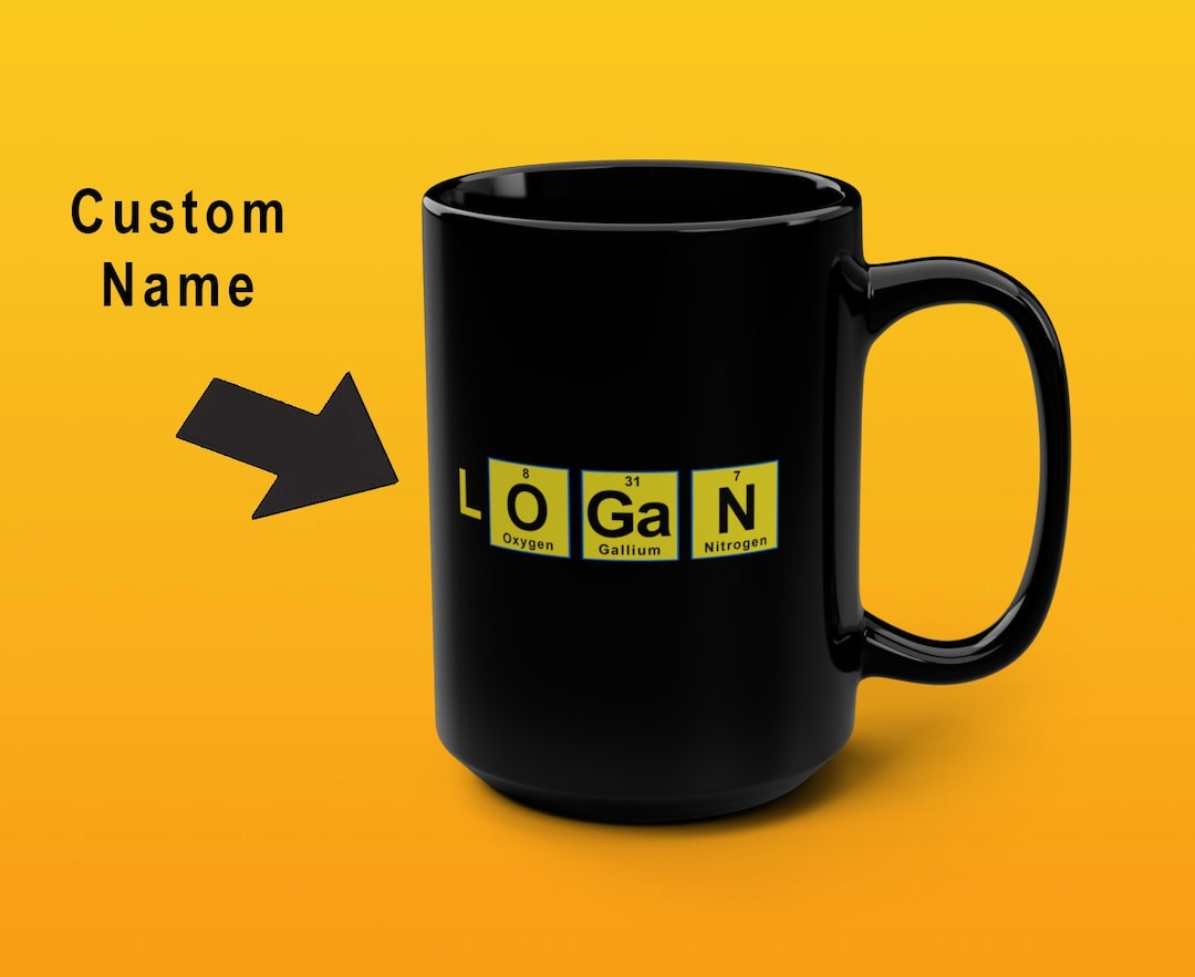 Custom Chemistry Mug, Periodic Table Gift, Chemistry Gift, Personalized ...