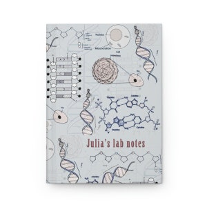 Personalized Lab Notebook - Biology, Dna/genetics Hardcover Journal ...