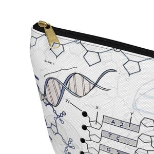 Genetics Pencil Case, DNA Gift, Biology Accessory Pouch, Makeup Bag ...
