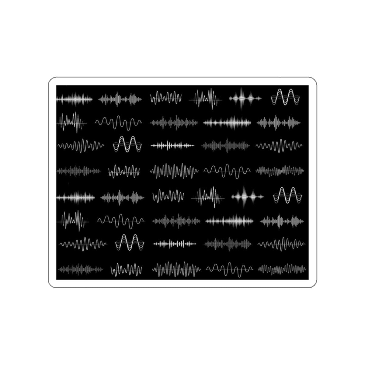 Sound Waves Sticker, Music Decal, Sound Engineer Sticker, Musician Gift ...