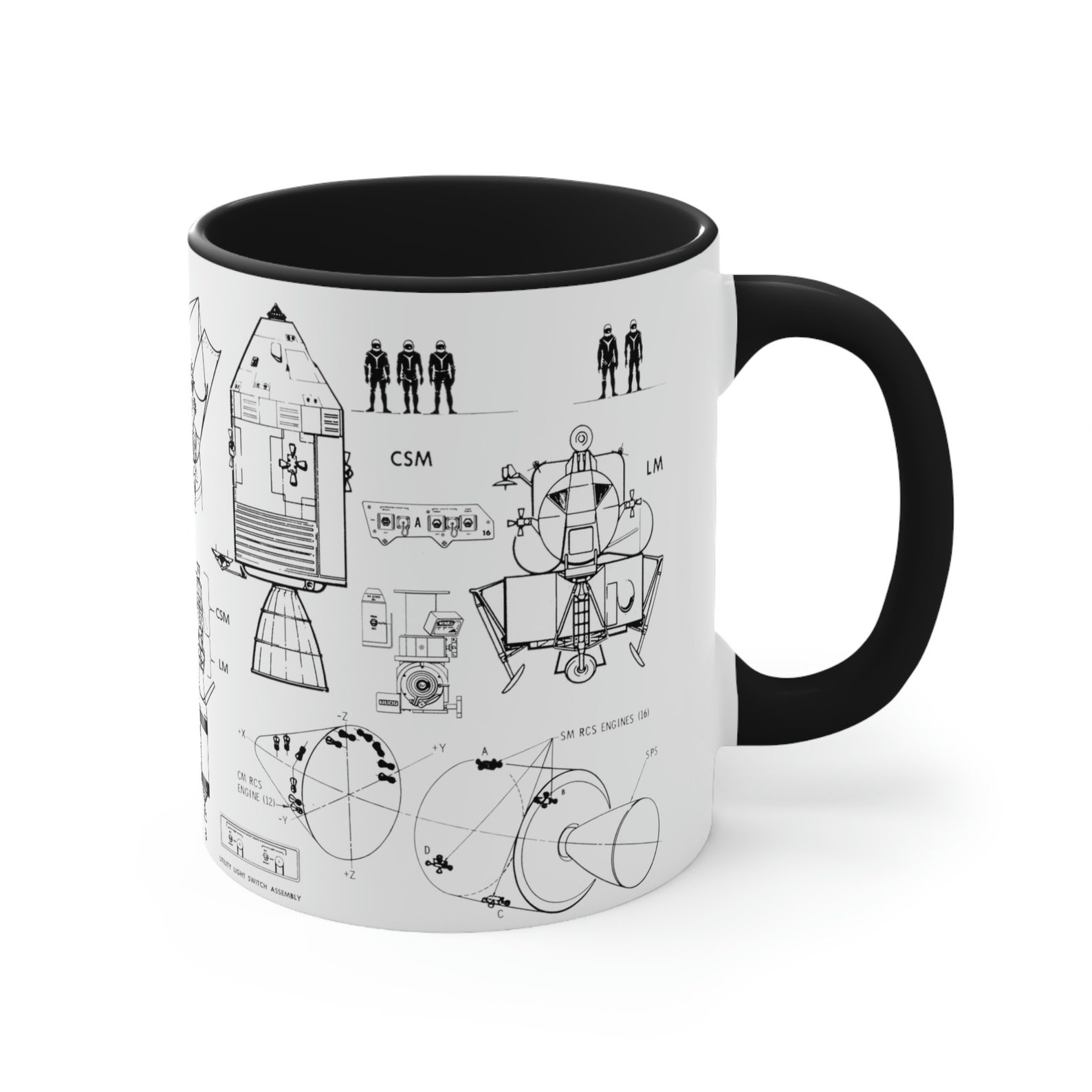Apollo Mug - Spacecraft/lunar Module, Rocket Science, Space Travel ...