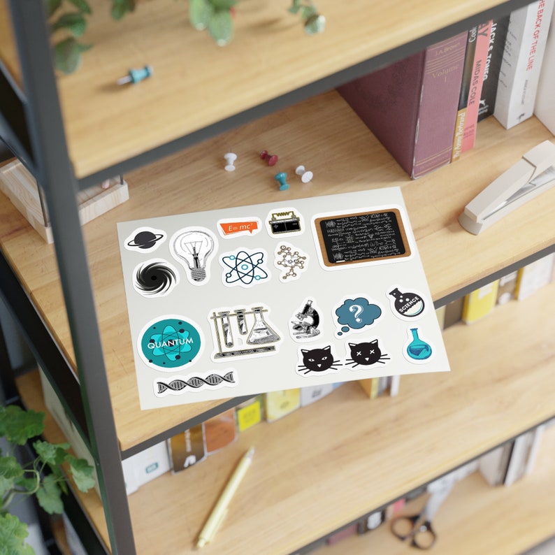 Science Stickers Quantum Physics Chemistry Biology Sticker - Etsy Canada