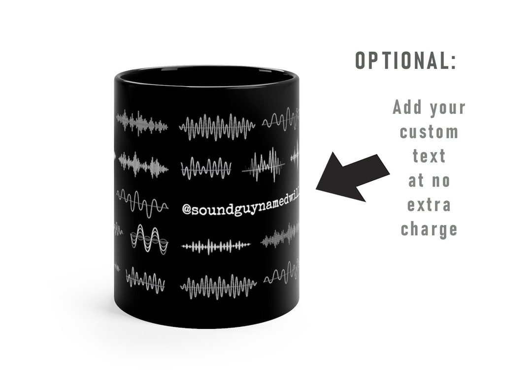 Music Producer Gift, Personalized Music Mug, Sound Waves, Sound ...