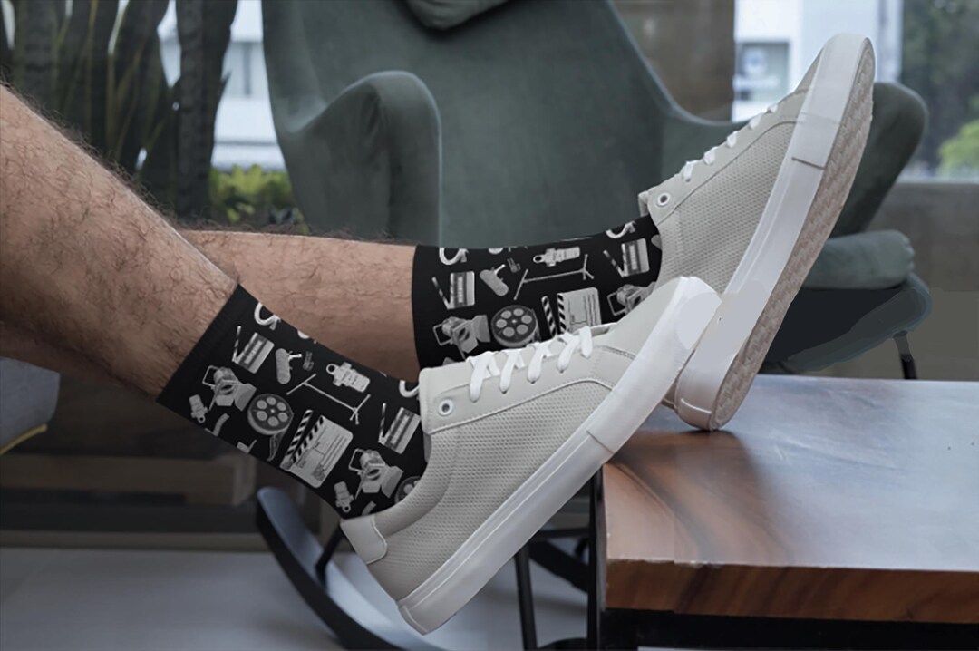 Filmmaker Socks, Film Socks, Director Gift, Premium Unisex Cushioned ...