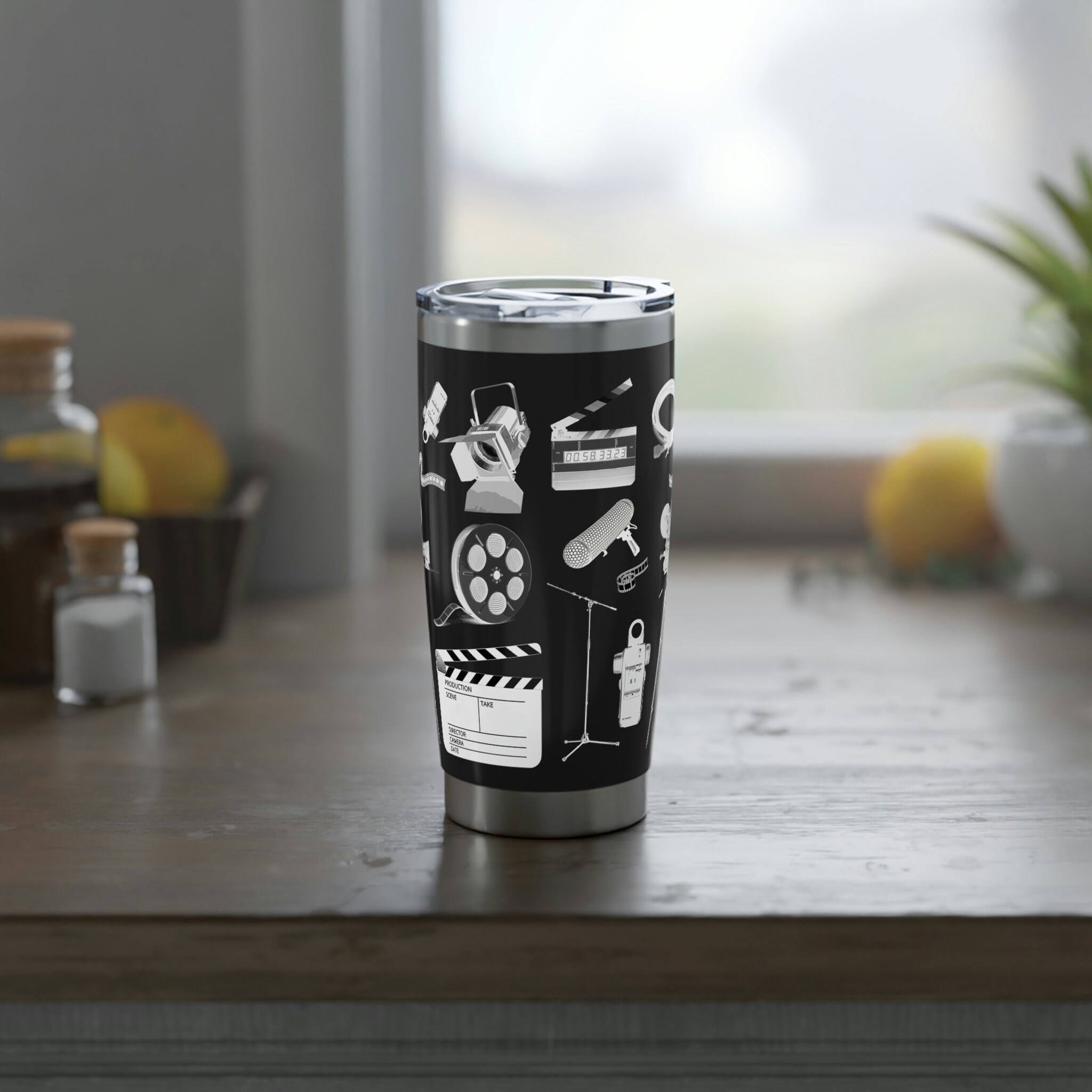 Filmmaker Tumbler, Film Crew Travel Mug, Stainless Steel, Gift for ...