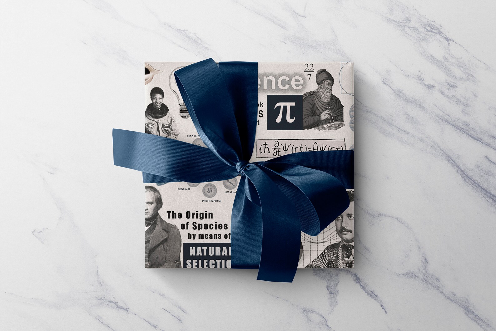History of Science Collage Wrapping Paper, Physics Chemistry Biology - Etsy