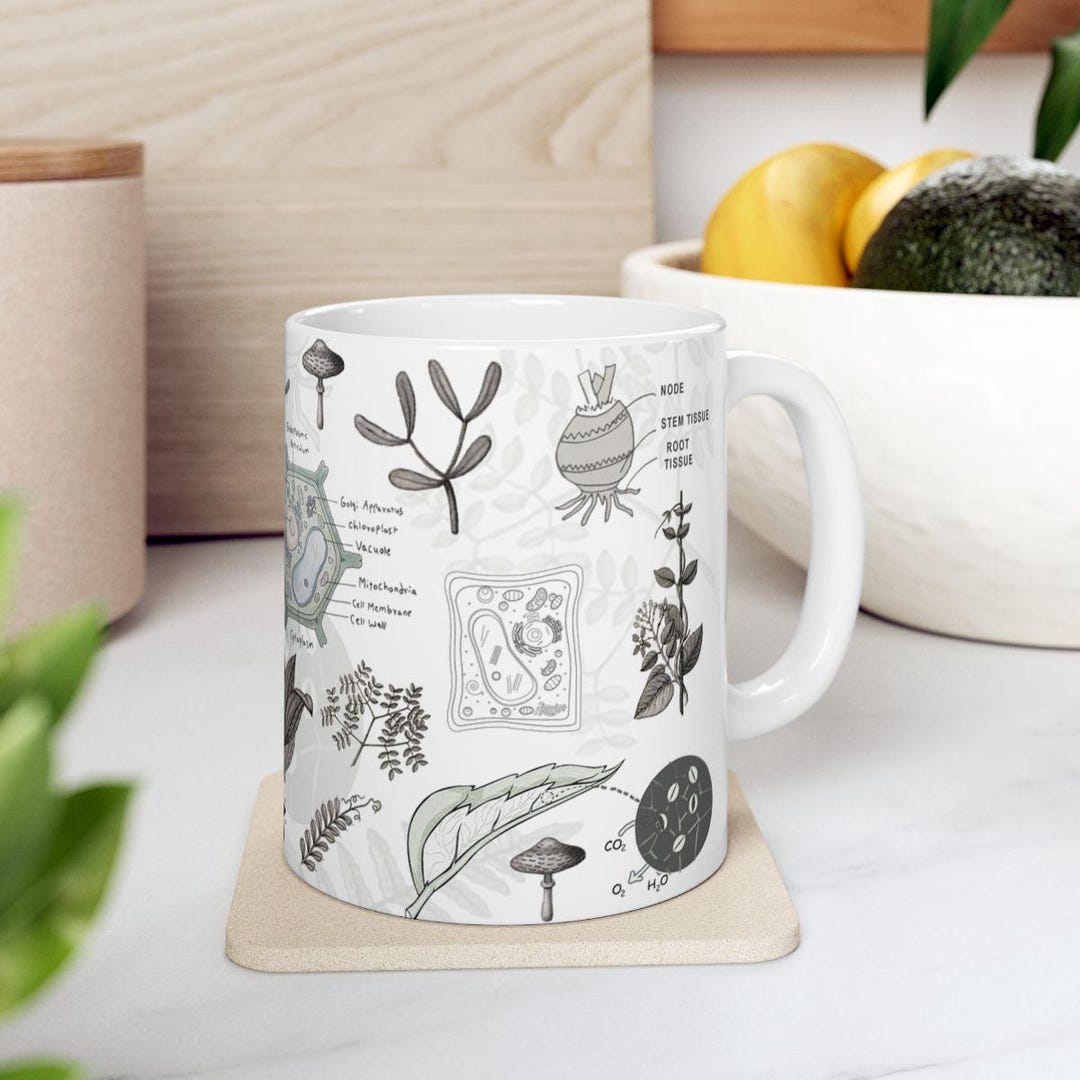 Botany Mug, Science Gift, Plant Science, Natural Science, Biology ...