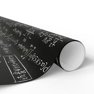 Science Wrapping Paper - Quantum Physics Equations, Science Graduation ...