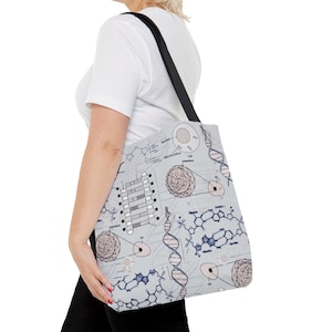 Biology Tote Bag, DNA, Genetics, Biology Major Gift, Premium Quality ...