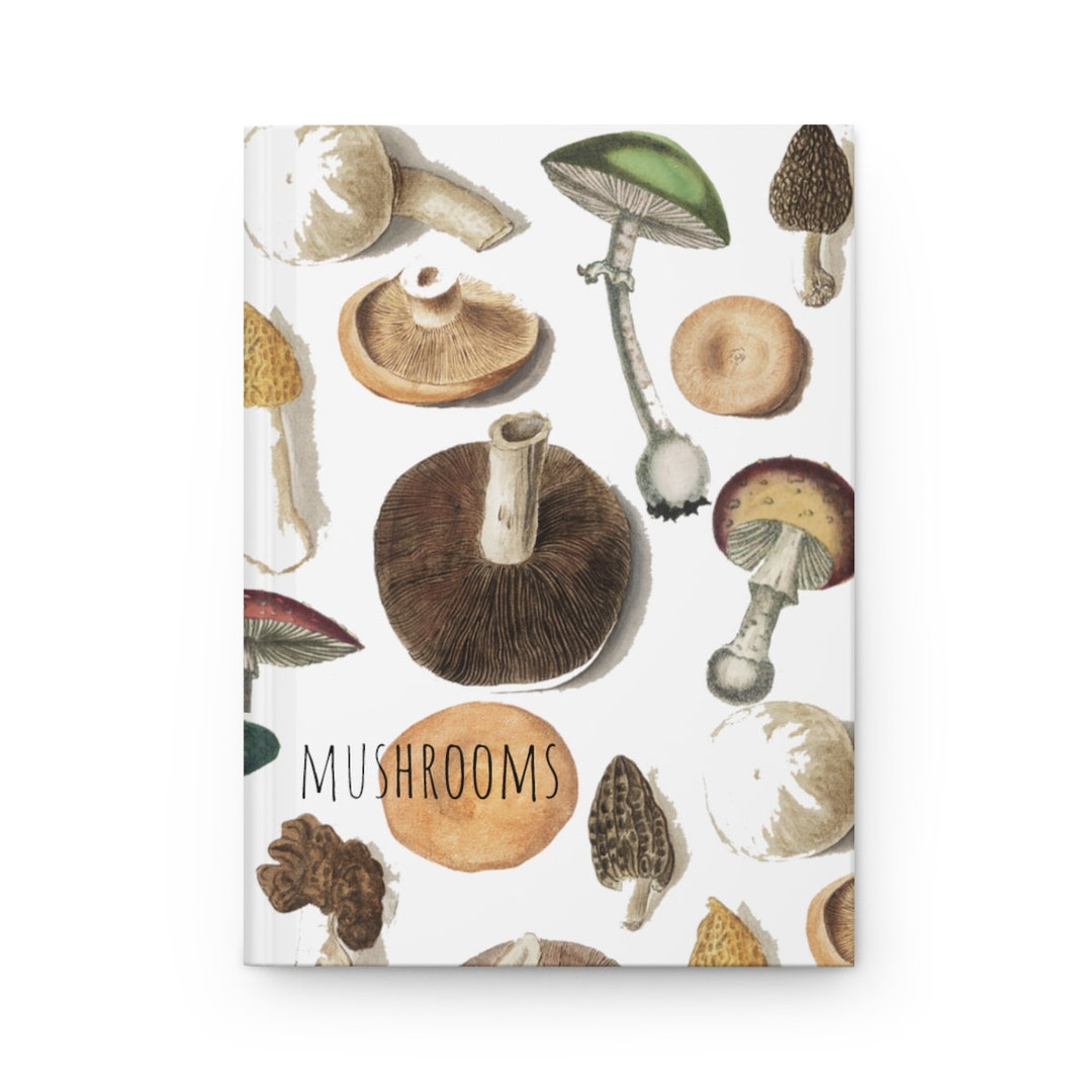 Mushroom Journal, Hardcover Writing Notebook, Foraging Journal, Camping ...