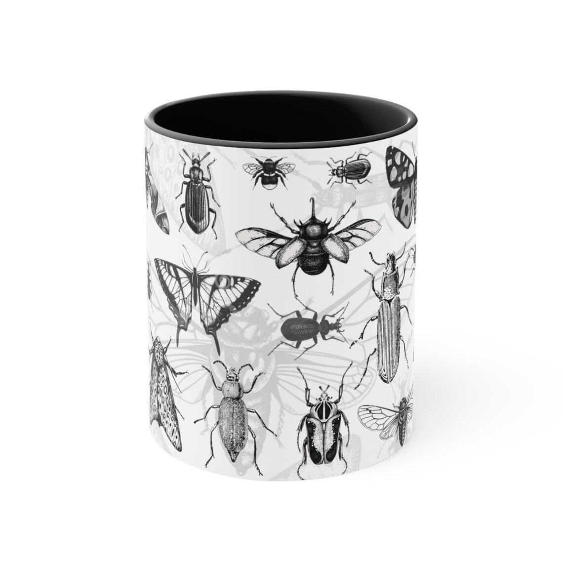Entomology Mug, Insect Gift, Bug Mug, Naturalist, Beetles, Butterflies ...