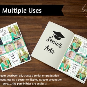 Full Page Senior Yearbook Ad Template, Yearbook Ad Full Page, Senior ...